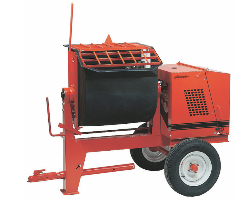 8 CF TK Mortar Mixer | Poly Drum | 8 HP Honda - USA Scaffolding