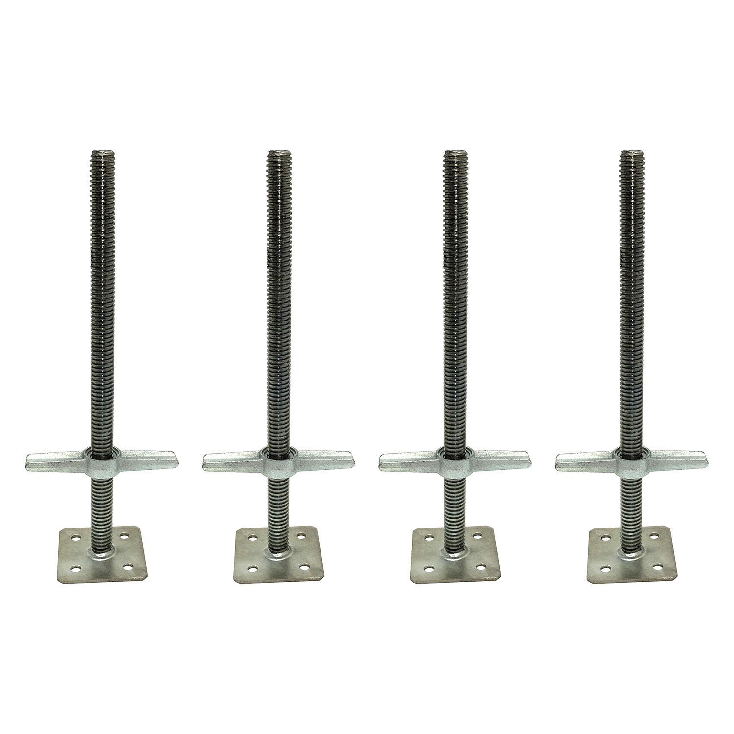 Screw Jack w/Base Plate 1 1/4" (4-Pack) | USA Scaffolding
