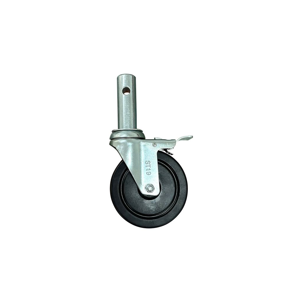 5" Locking Caster | 1-3/8" Round Stem - USA Scaffolding